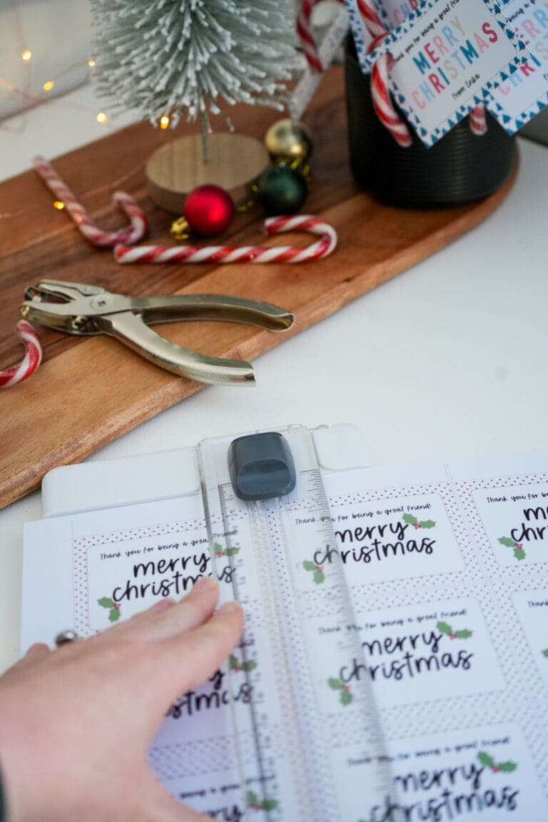 Candy Cane Gift Tags Printable (FREE) - Project Hot Mess