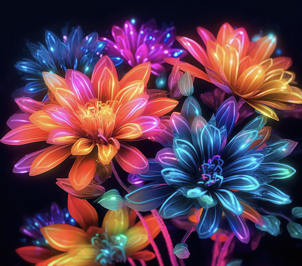 Luminous Botanicals: Digital Art Collection (Set of 8) - Project Hot Mess