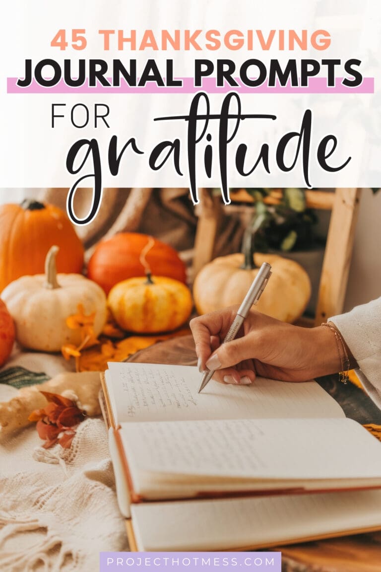 45 Thanksgiving Journal Prompts For Gratitude and Reflection (+ Free ...